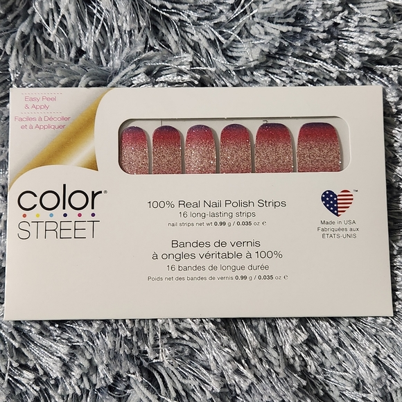 Color Street | Makeup | Color Street Purple To Light Pink Glitter ...